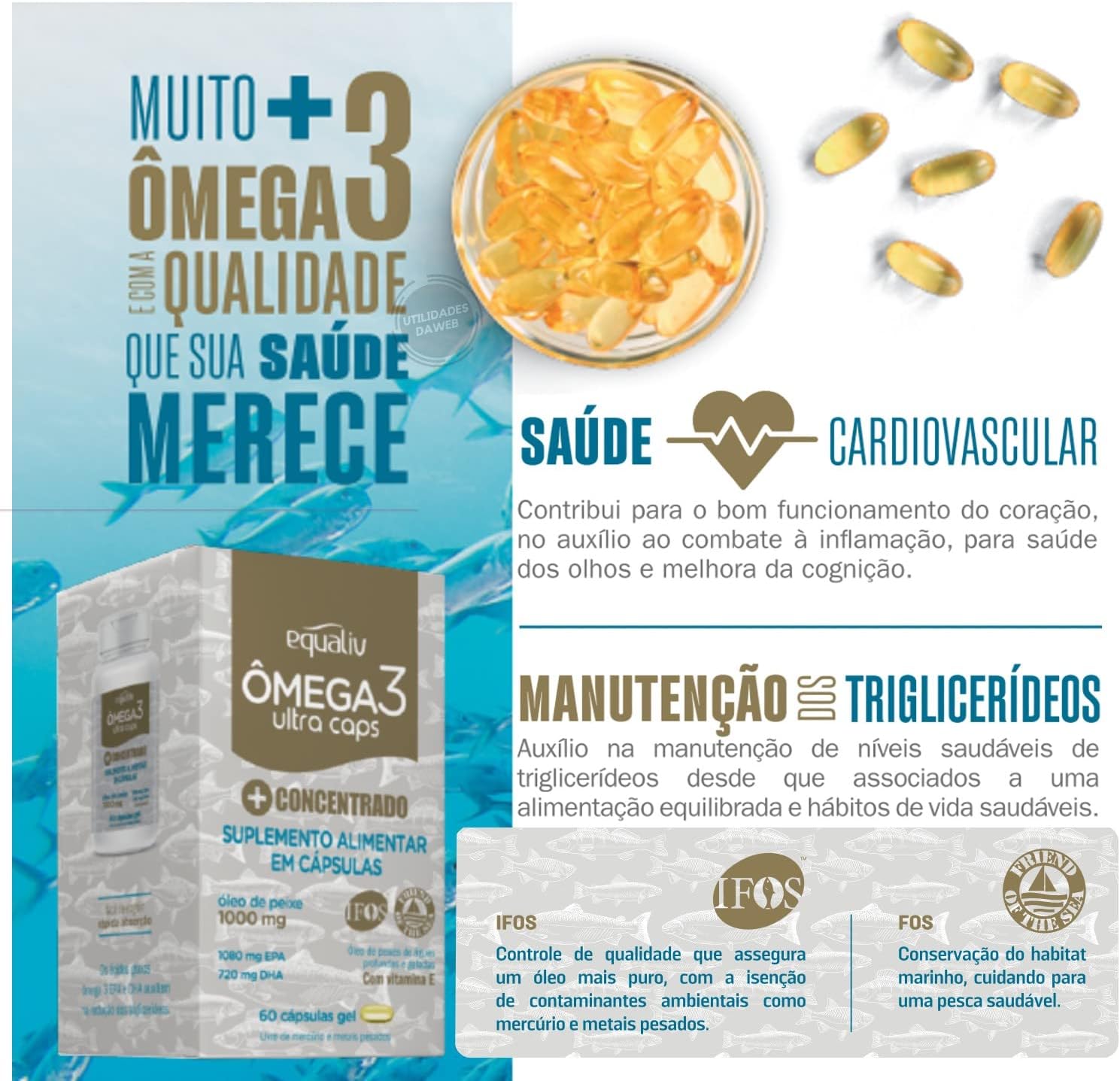 Melhor Ômega 3: Top 10 Suplementos 2026 | Guia de Compra Saúde Melhorada